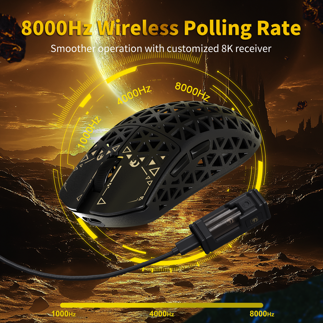 Ultra-Light Gaming Mouse | 8K Hz | Carbon Fiber – MAMBASNAKE